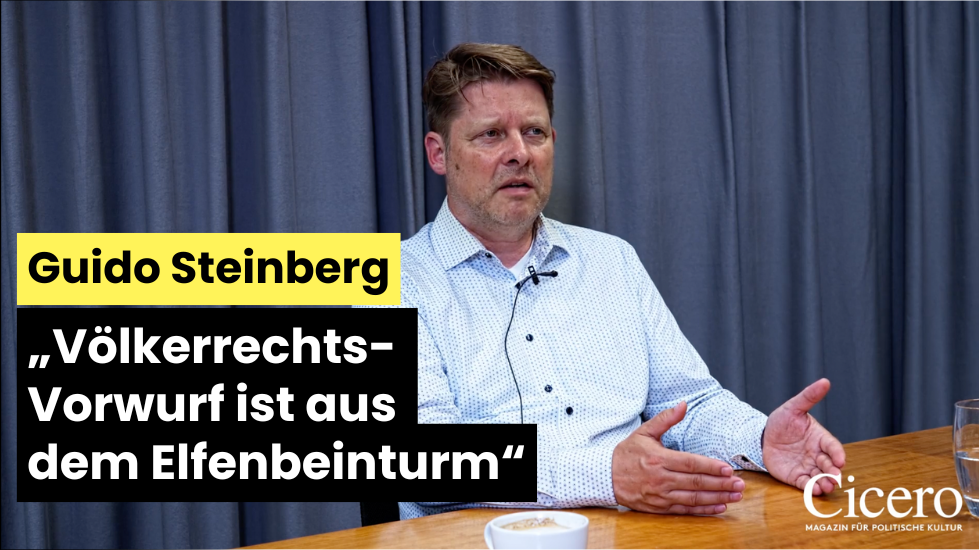 Videopodcast zum Israel-Iran-Krieg - Guido Steinberg: „Völkerrechts-Vorwurf ist aus dem ...
